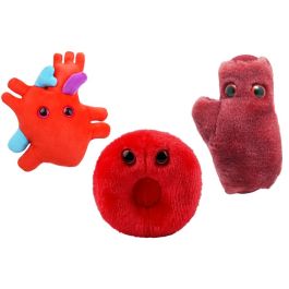 Heart Health Deluxe 3 Pack GIANTmicrobes plush science gifts toys
